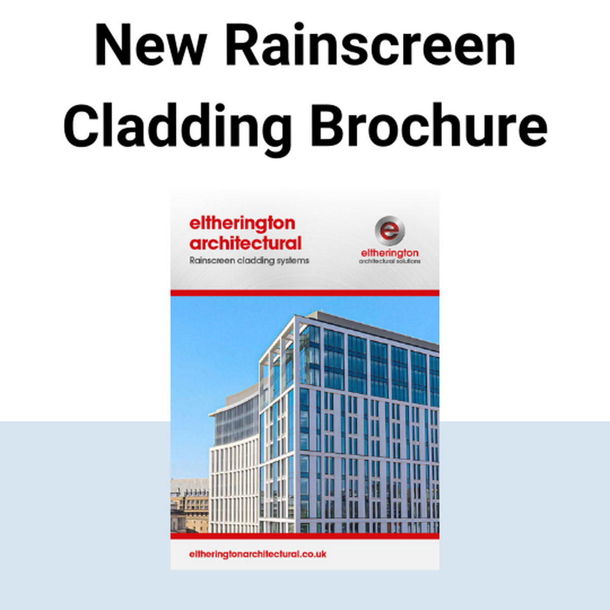 Eltherington Architectural Solutions | New Rainscreen Cladding…